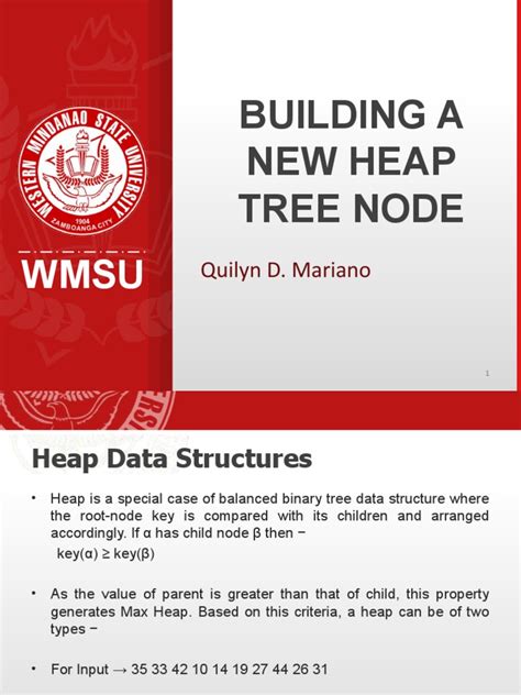 Building A New Heap Tree Node Download Free Pdf Algorithms