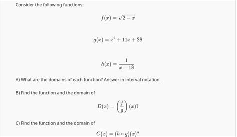 Solved Consider The Following