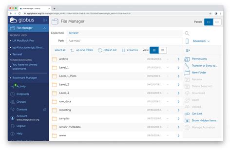 how to access data terra ref documentation