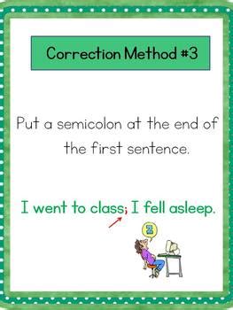 Run On Sentences By KSarah ELA TPT