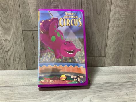 Barney Super Singing Circus Vhs 2000 1052 Picclick Ca