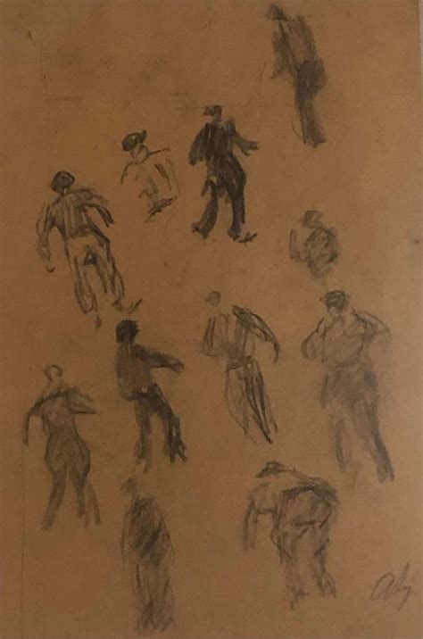 Portrait Drawings And Watercolors At 1stdibs Auguste Delagrange Alvar Sunol Lauren Rinaldi