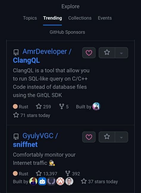gitql rust clang amr hesham