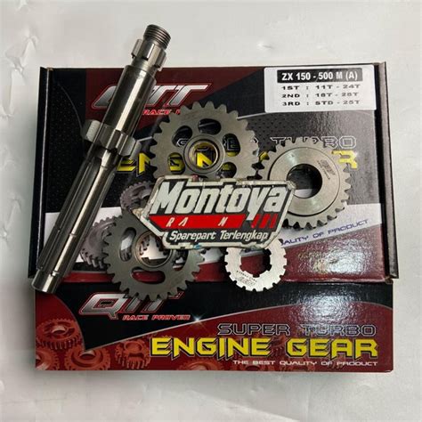 Jual Gear Ratio Qtt Ninja 500 Meter 1124 1828 Di Lapak Montoya Racing Bukalapak