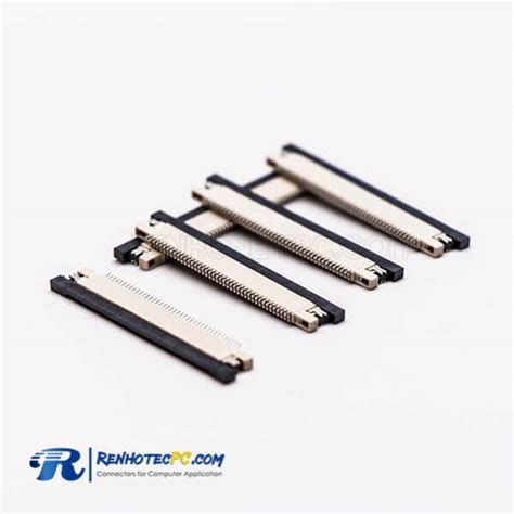 Top Connector Fpc 0 5ph Bottom Contact Style Back Flip H1 2 40 Pin