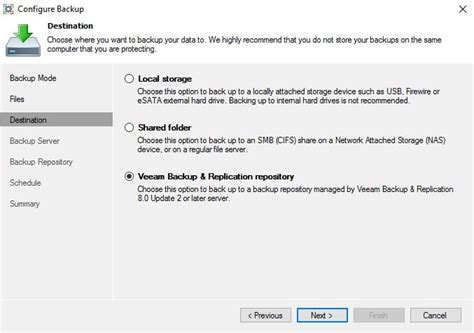 Veeam Endpoint Backup
