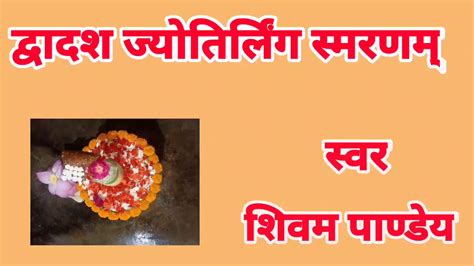 द्वादश ज्योतिर्लिंग स्मरणम् । शिव रहस्य । स्वर शिवम पांडेय।।। Youtube