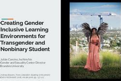Creating Gender Inclusive Learning Environments For Transgender And Nonbinary Babe