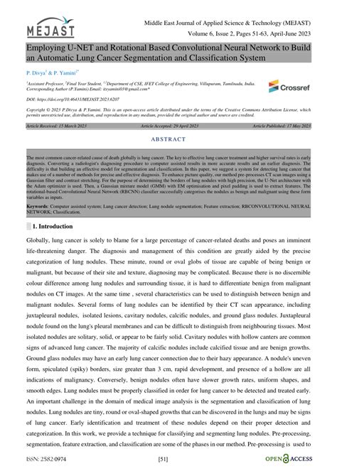 PDF Employing U NET And Rotational Based Convolutional Neural Network To Build An Automatic