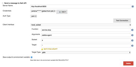 Saltstack Jenkins Plugin