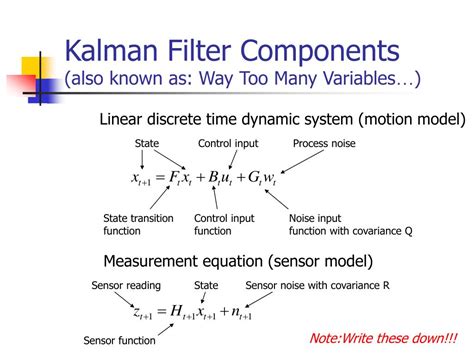 Ppt Mobile Robot Localization And Mapping Using The Kalman Filter