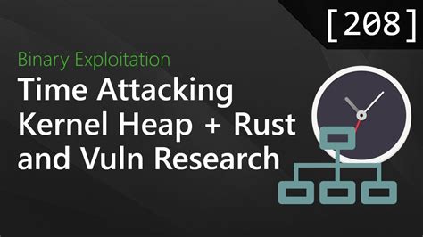 208 Timing Attack For Exploitation And Vr In The Wake Of Rust Binary Exploitation Podcast