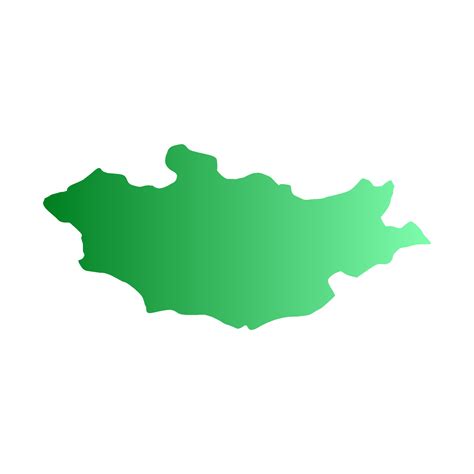 Mongolia Map Illustrated Vector Art At Vecteezy