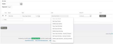 civicase link to case from searchkit table display civicrm stack