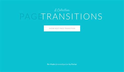 page transitions transitional page coding