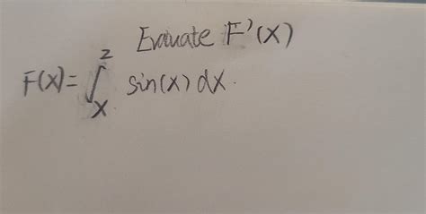solved f x ∫x2sin x dx