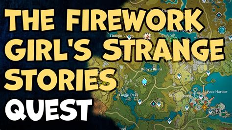 The Firework Girl's Strange Stories Quest Genshin Impact - YouTube