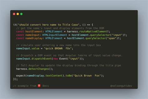 Nelson Gutierrez On Linkedin Angulartiptuesday Angular Testing
