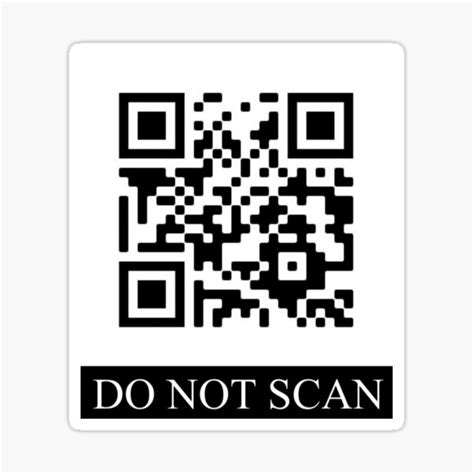 DO NOT SCAN Sticker For Sale By DotorEaon Redbubble