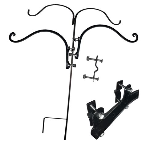 Fuliko Adahook 2 Pack Shepherds Hook Bird Feeder Hanging Planter Pole