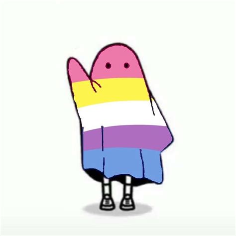 Bigender Ghost Lgbt Pride Art Lgbt Pride Lgbt Art