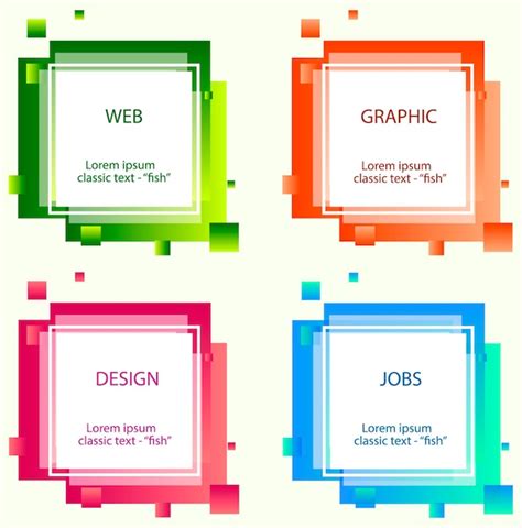 웹 페이지 디자인을 위한 벡터 아이콘입니다 프리미엄 벡터