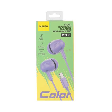 Слушалки с микрофон Miniso България