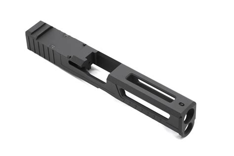 Ultralight Slide For Glock 17 Gen 5 Black Rmr Cut Steel City Arsenal