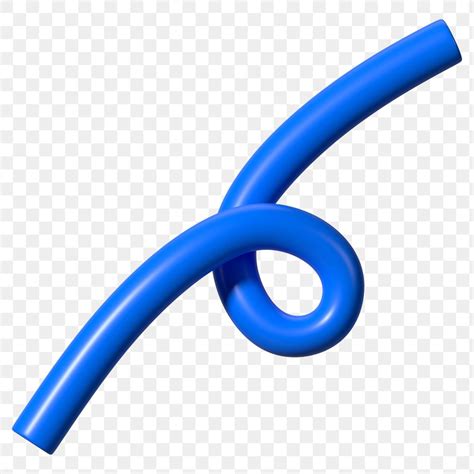 3d Blue Squiggle Png Abstract Free Png Rawpixel