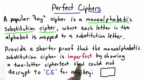 toy substitution cipher 2 applied cryptography youtube