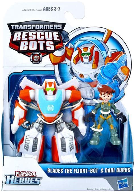 Transformers Rescue Bots Playskool Heroes Blades The Flight Bot Dani