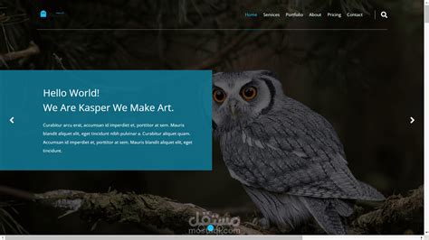 مشروع ب لغه Html Css مستقل