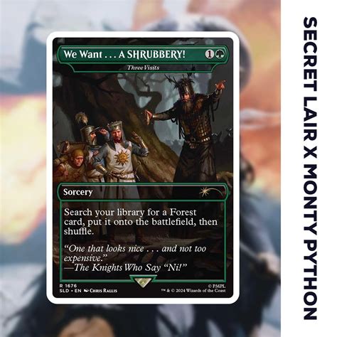 Mtg Monty Python Secret Lair Announced Total Cards
