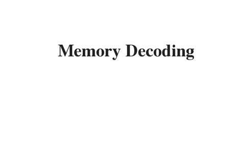 Update 2024 Memory Decoding Ielts Reading Passage 3 Free