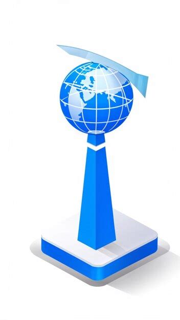 Location Marker Icon For Global Navigation Premium Ai Generated Image