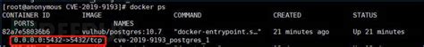 （cve 2019 9193）postgresql 高权限命令执行漏洞 Freebuf网络安全行业门户