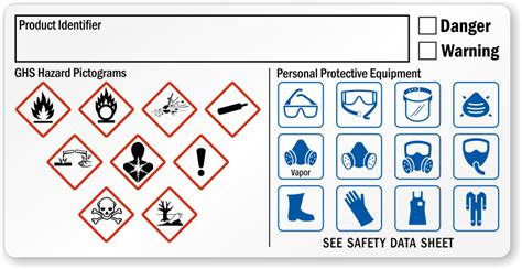 Easy Write In Ghs Labels For Secondary Containers