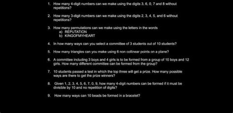 solved 1 how many 4 digit numbers can we make using the