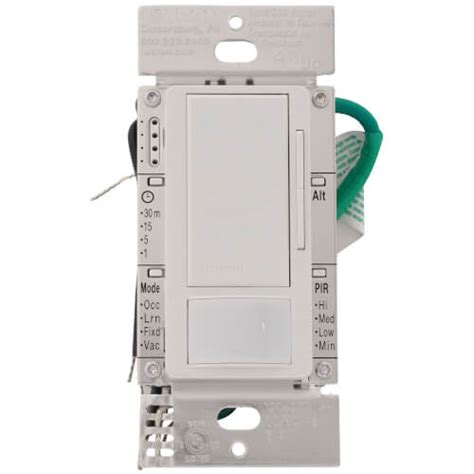 Ms Z101 Wh Lutron Ms Z101 Wh Maestro 0 10v Motion Sensordimmer