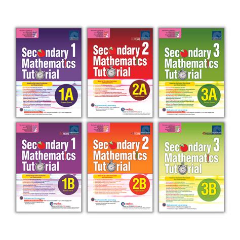 Secondary Mathematics Tutorial 1a 3b Topical Secondary Math School Assessment Books Sap