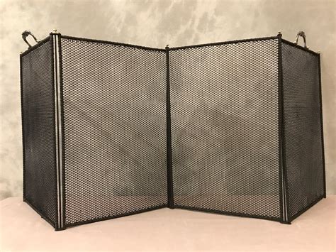 Proantic Old Rustic Iron Firewall From The 19th Century
