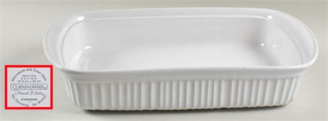 French White 13 Rectangular Roaster By Corning Corelle Replacements