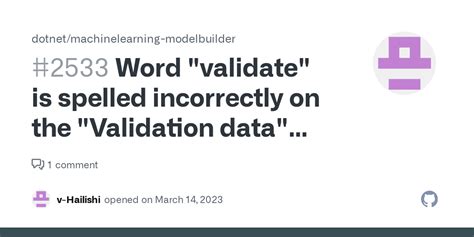 Word Validate Is Spelled Incorrectly On The Validation Data Tab