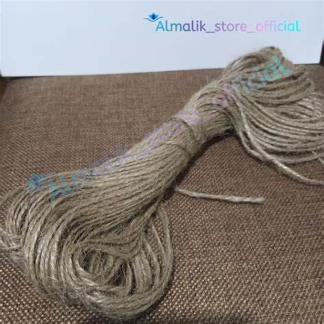 Jual 1 Meter Tali Rami Tali Hang Tag Label Souvenir Acara Box Packaging