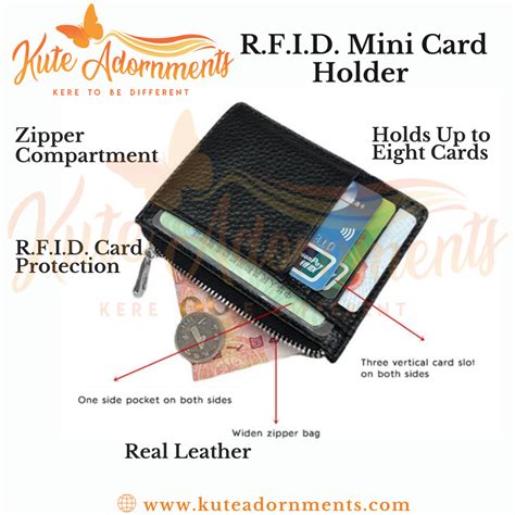 Rfid Mini Card Holder Kute Adornments