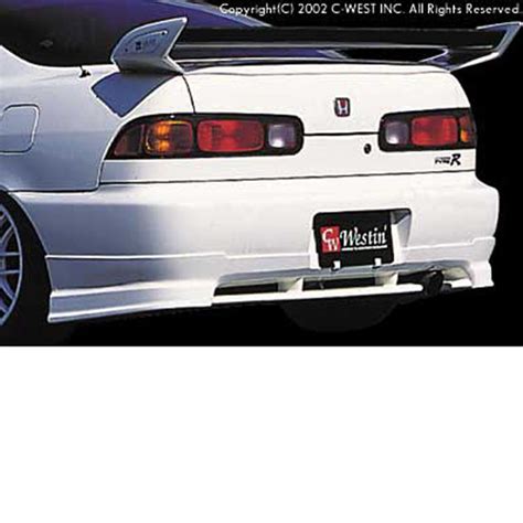 C West Rear Half Spoiler Pfrp For Honda Integra Dc2 1996 2000 Los Angeles Ca Japan Parts