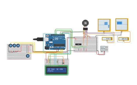 circuit design pid servo motor pedro tinkercad