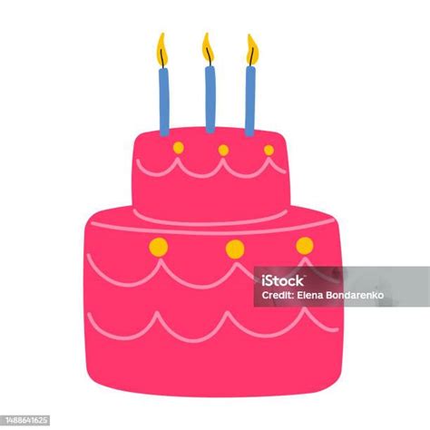 생일 케이크 일러스트 달콤한 음식에 대한 스톡 벡터 아트 및 기타 이미지 달콤한 음식 만화 물기 Istock