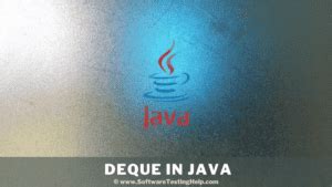 Deque In Java Deque Implementation And Examples
