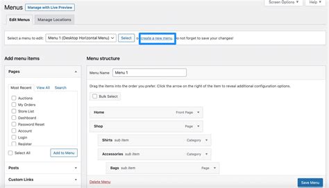 How To Edit A Menu On Wordpress 4 Easy Ways
